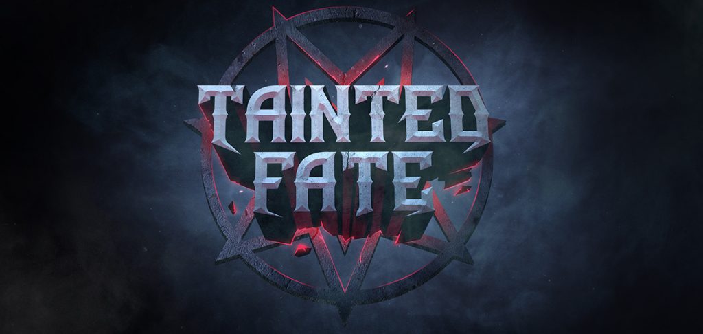 Tainted Fate - new logo design process - Misfit Village