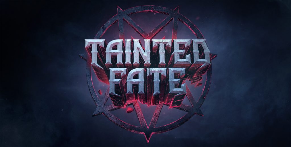 Tainted Fate - new logo design process - Misfit Village